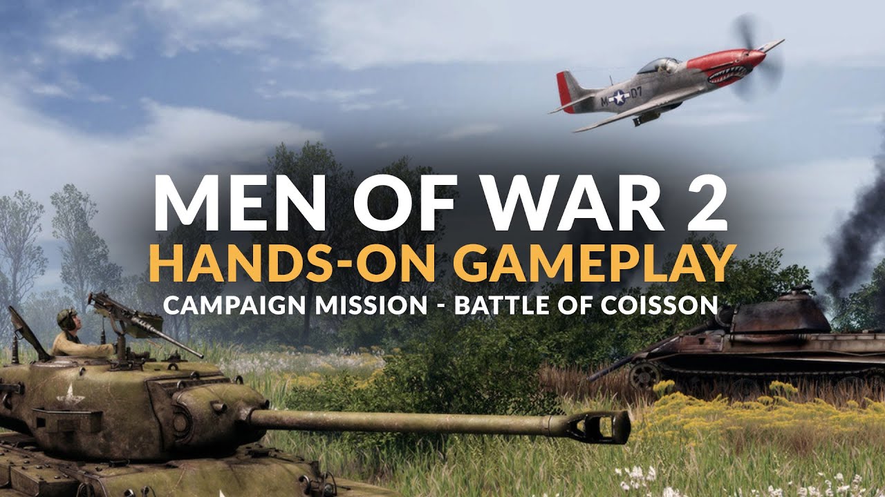 NEW WW2 RTS - MEN OF WAR 2 | HANDS-ON GAMEPLAY (Campaign Mission ...