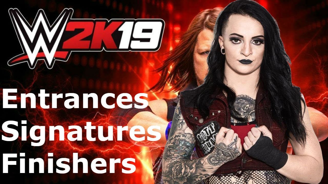 WWE 2K19 Entrance/Signatures/Finishers: Ruby Riott - YouTube