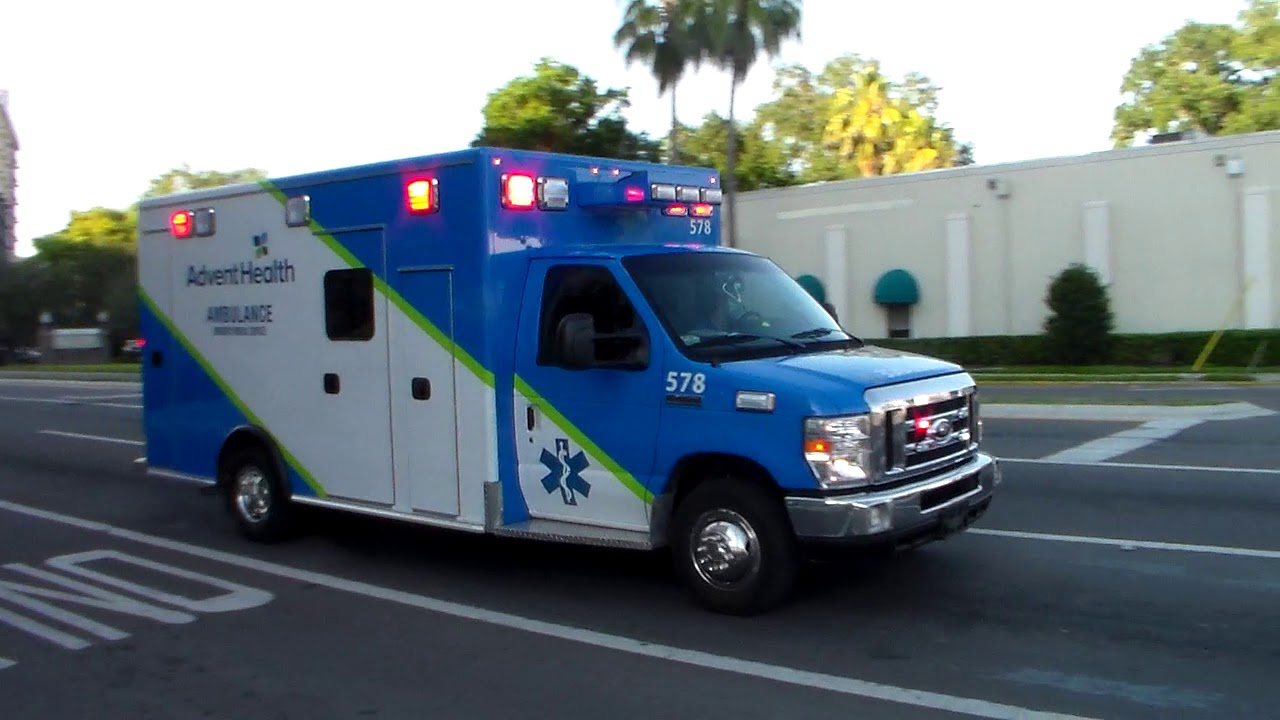 AdventHealth Ambulance 578 Emergency Transporting - YouTube