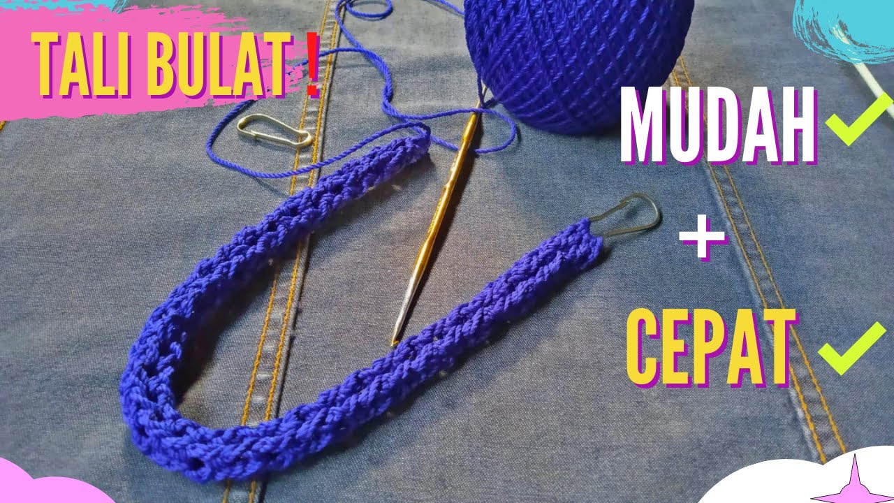 BUAT TALI BULAT GAK RIBET !! - CARA MUDAH DAN CEPAT MEMBUAT TALI TAS ...