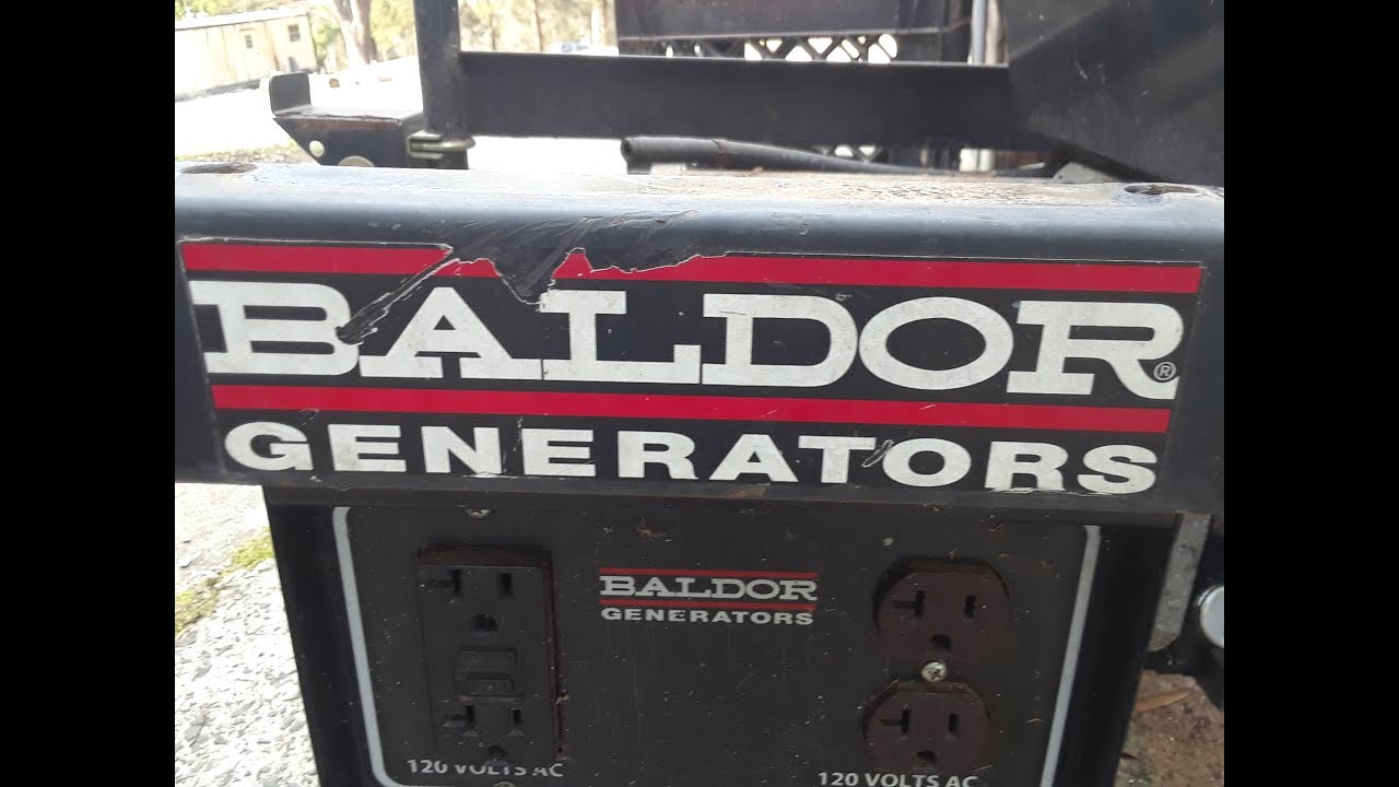 baldor generator fail - YouTube