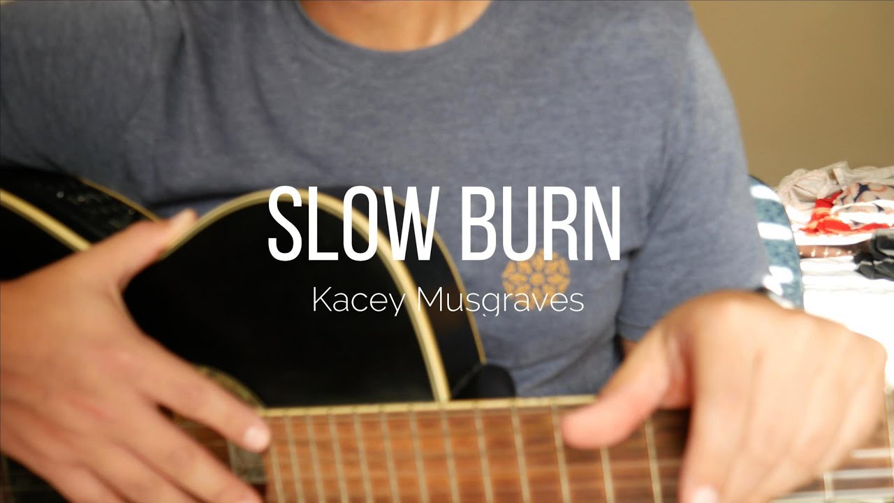 How to Play Slow Burn by Kacey Musgraves - Guitar Tutorial (easy) - YouTube