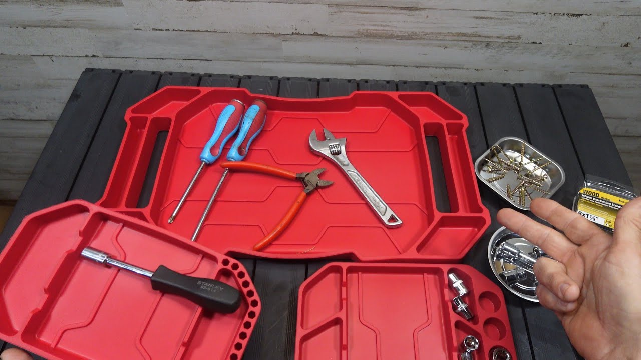 WORKPRO 5-Piece Non-Slip Tool Tray Set - Unboxing/Review - YouTube