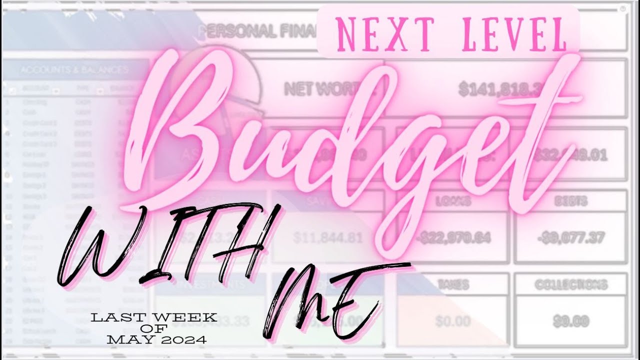 Next Level Budget with Me | Managing Transactions and Preparing for ...