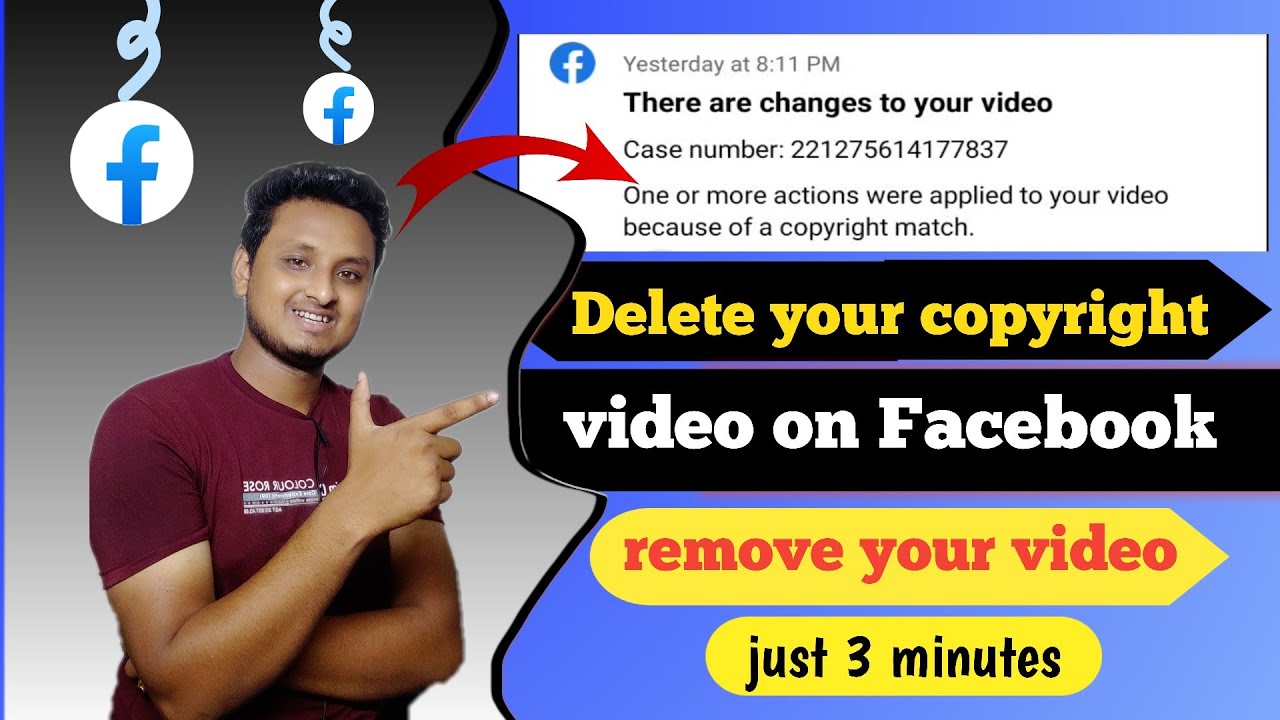 Facebook copyright video delete 2023 / How to delete copyright video on ...