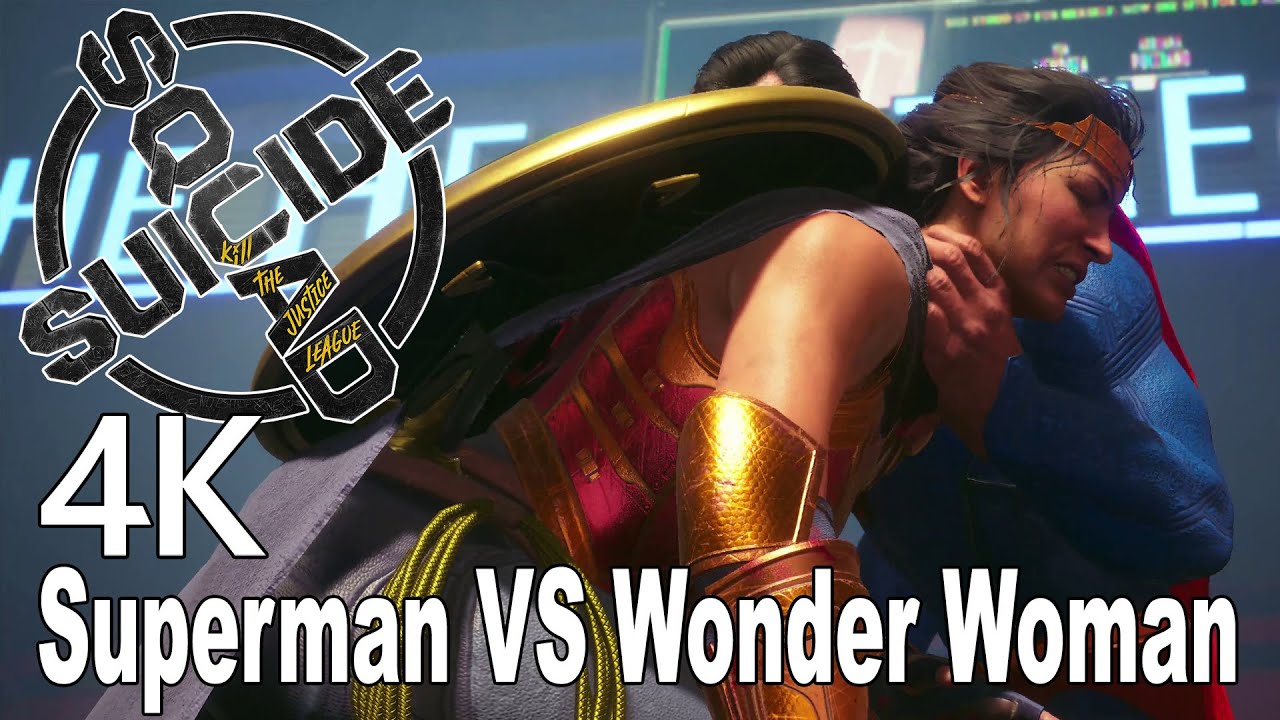 Superman Vs Wonder Woman Fight Suicide Squad Kill The Justice League 4k