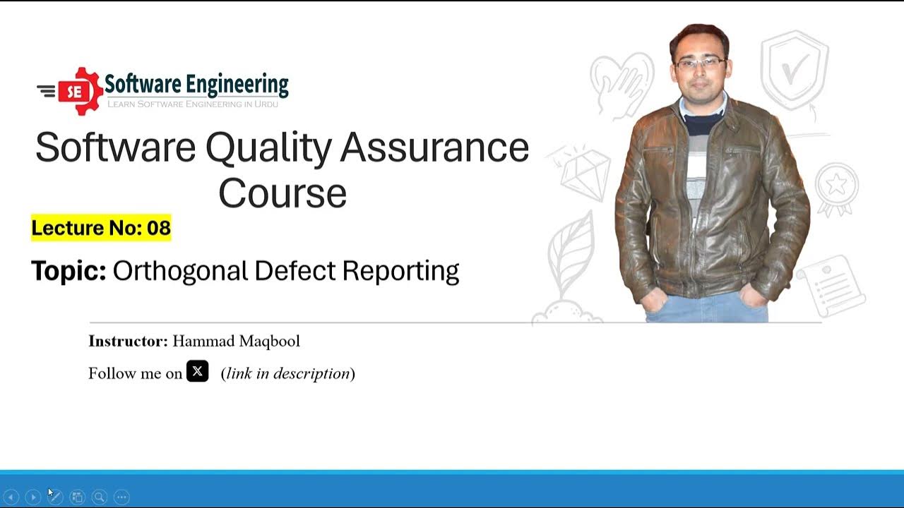 Orthogonal Defect Reporting Method in SQA | Lecture 08 - YouTube
