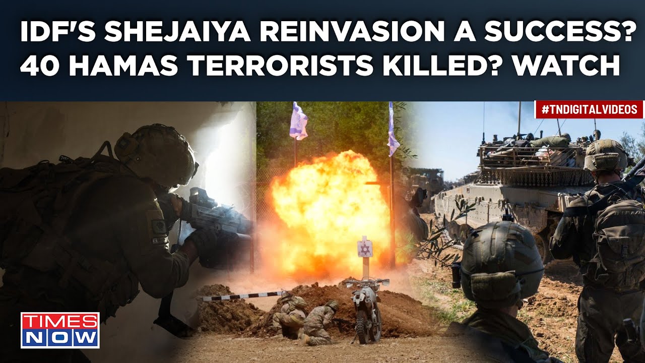 IDF Scores Big In Shejaiya Reinvasion| 40 Hamas Terror Operatives Wiped ...