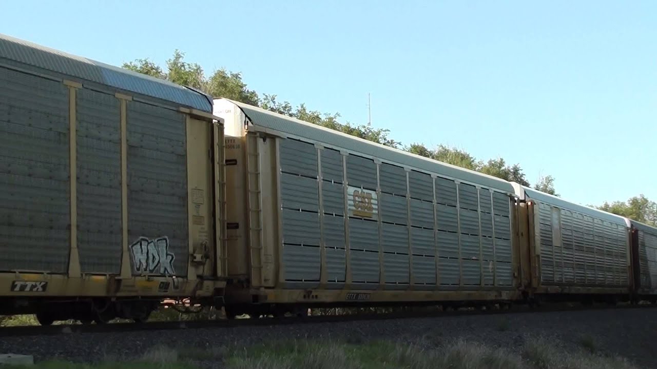 westbound UP autorack train on the GSR 07/08/2014 # 2 - YouTube