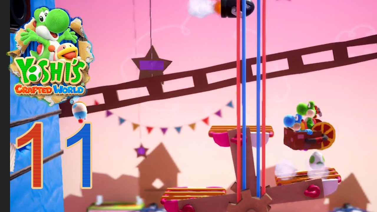 Yoshi Crafted World - Episode 11: Train Wreck In The Air!? - YouTube