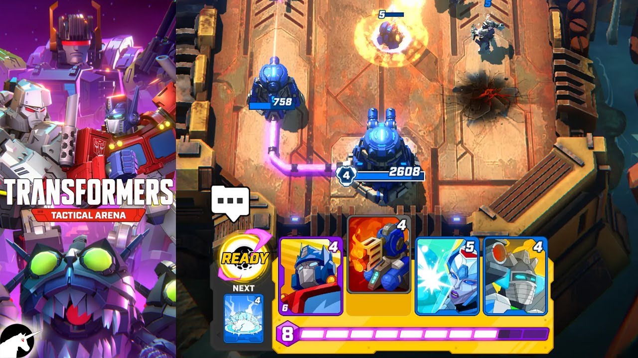 TRANSFORMERS Tactical Arena gameplay - YouTube