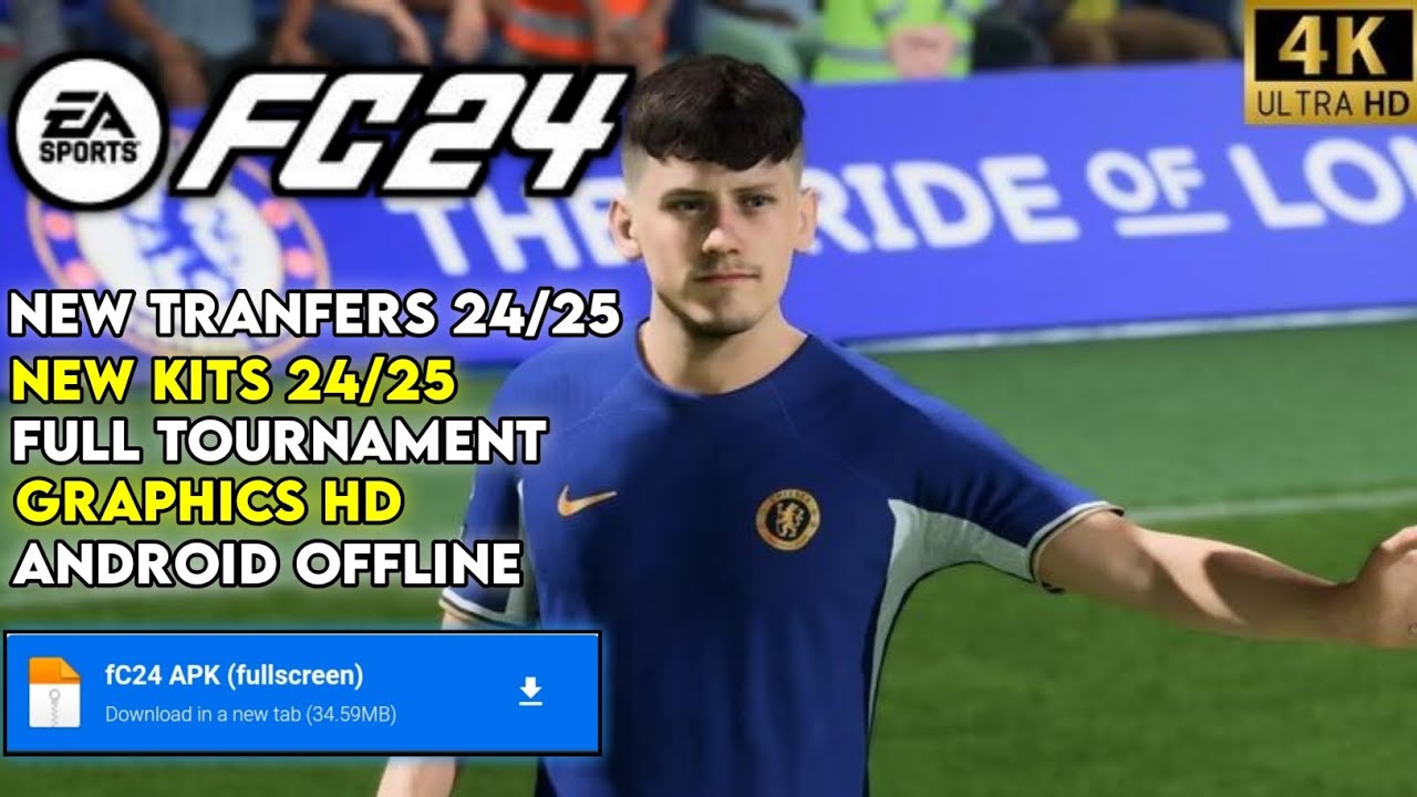 FIFA 16 MOD FIFA 24 GRAPHICS HD ANDROID OFFLINE - YouTube