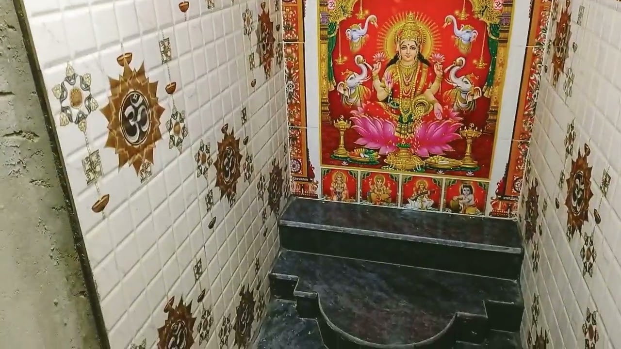 New Puja room tiles design - YouTube