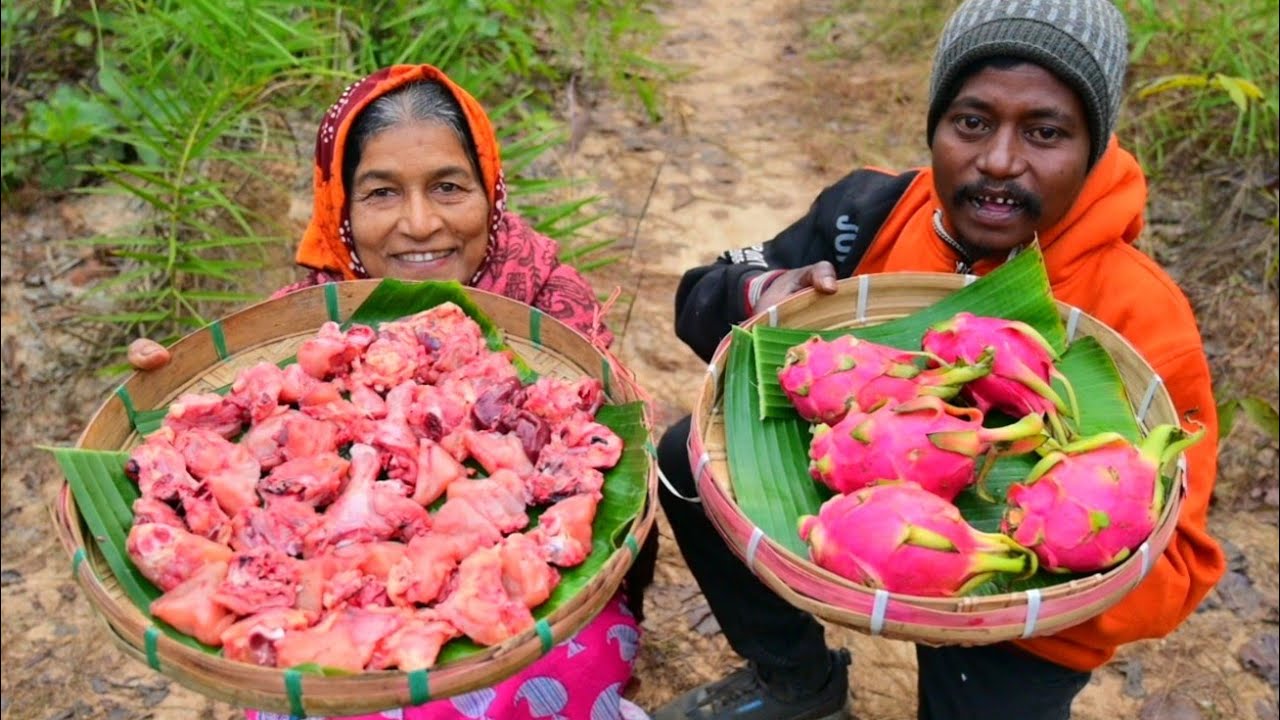 Chicken Dragon fruit recipe || How to make dragon chicken || Dragon ...