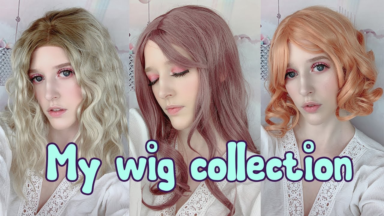 My wig Collection + Wig Declutter Meine Perücken - YouTube