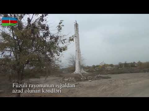 Füzulinin işğaldan azad olunan kəndlərinin görüntüləri