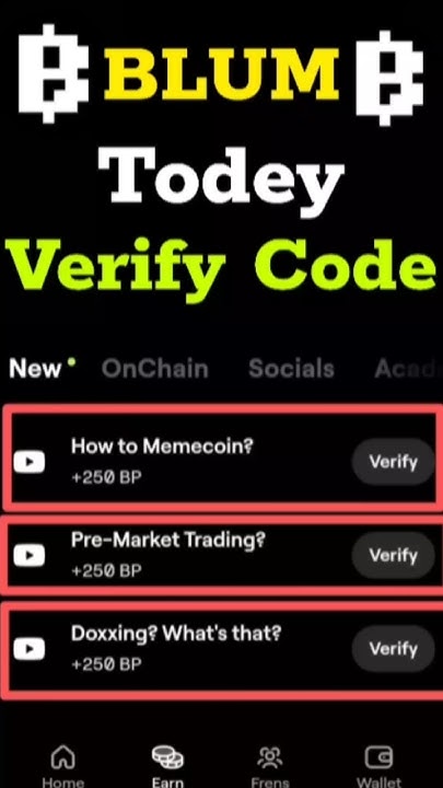 blum verify code today !! blum verify code !! blum code #blum #teligram #foryou #onlineincome ...