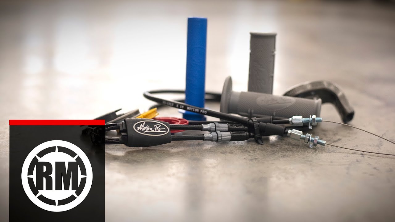 Motion Pro Rev2 Variable Rate Motorcycle Throttle Kit - YouTube