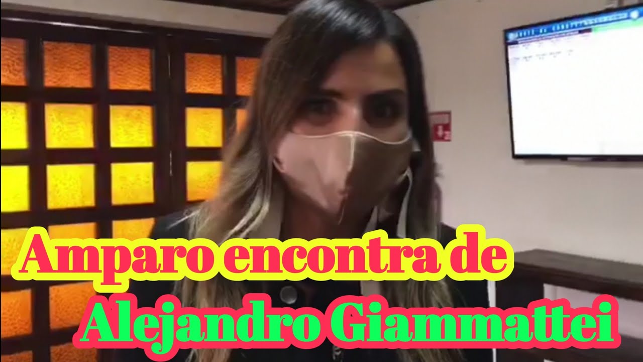 María Alejandra Moralez Arana, Presenta Amparo encontra de Alejandro ...