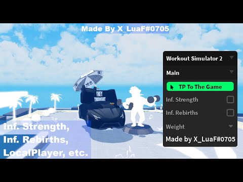 Workout Simulator 2 Script | Inf. Strength, Rebirths, LocalPlayer, etc ...