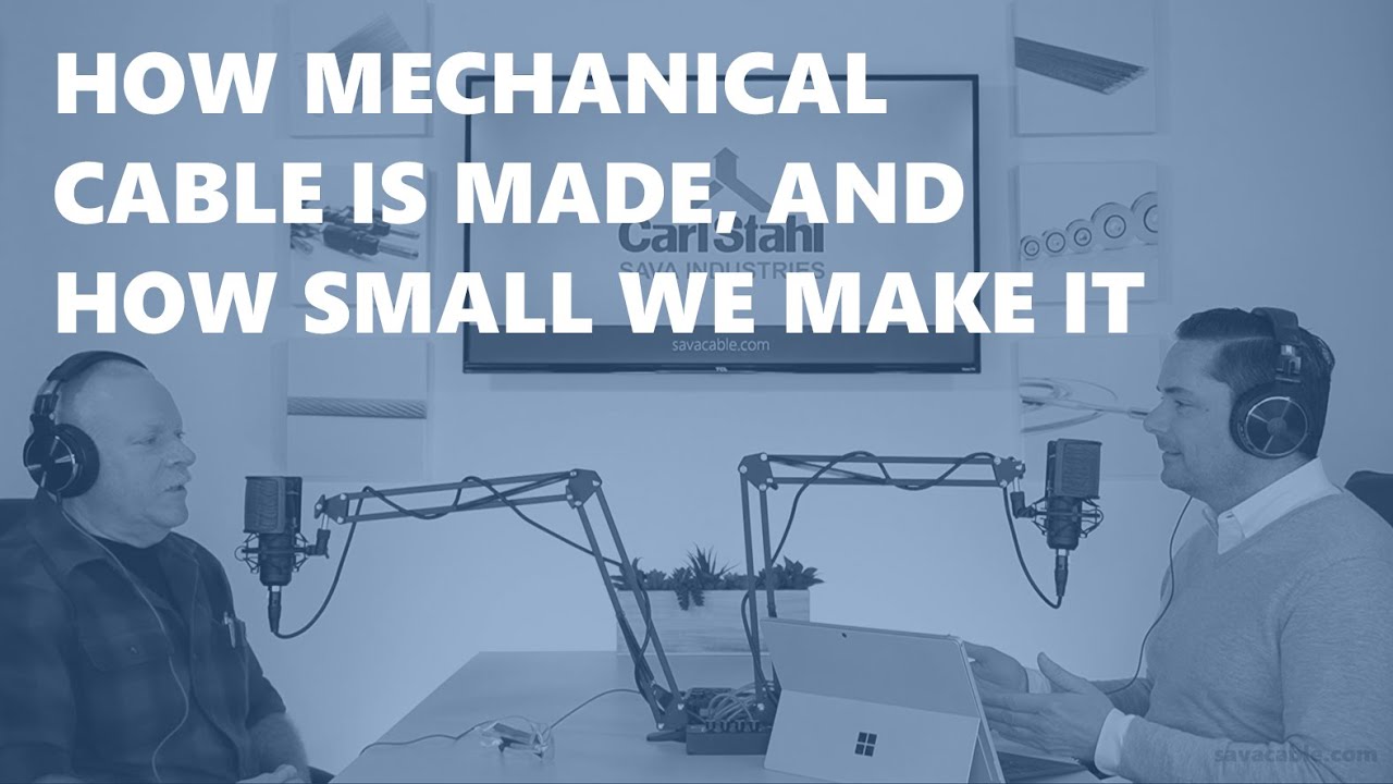 How Mechanical Cable Is Made & How Small We Make It - YouTube