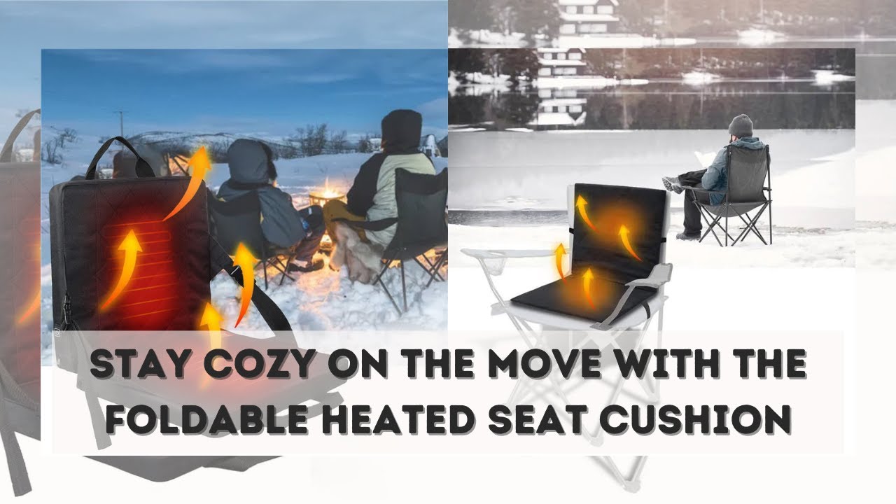 Foldable Heated Seat Cushion - 3 Level Temperature Controller Seat ...
