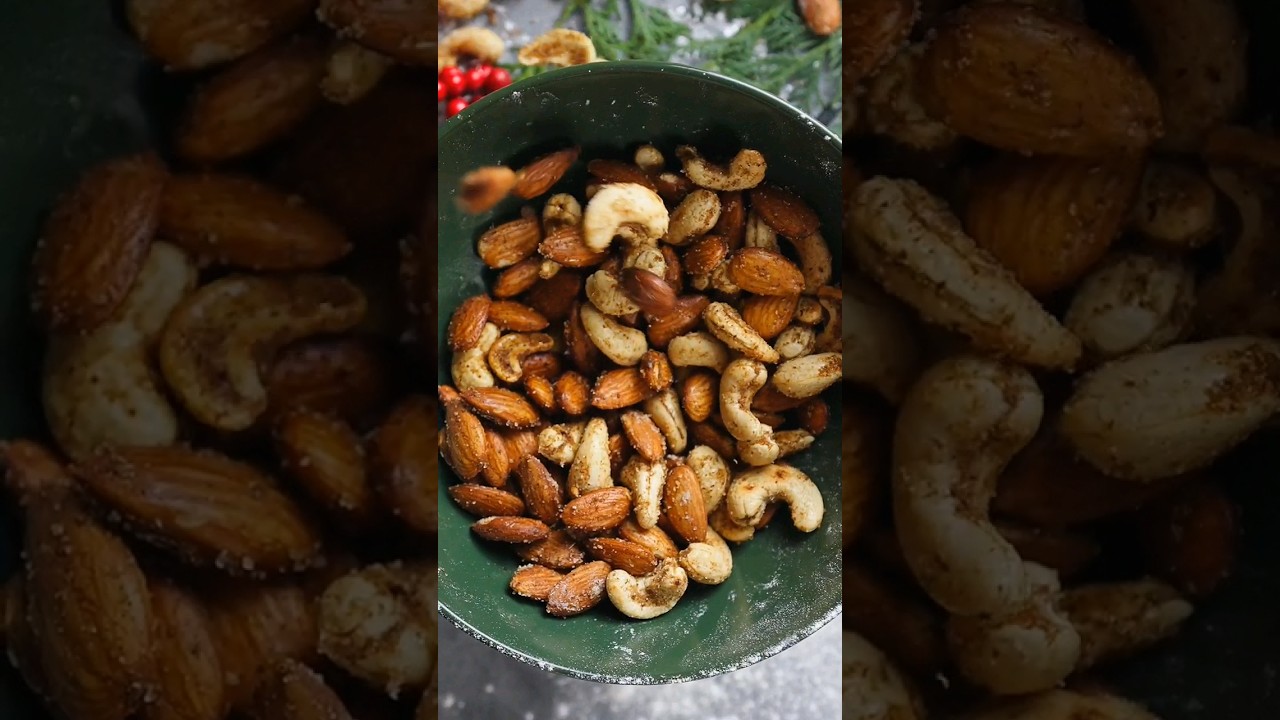 MASALA TOASTED NUTS - Easy Sweet & Spicy Toasted Nuts for a Holiday ...