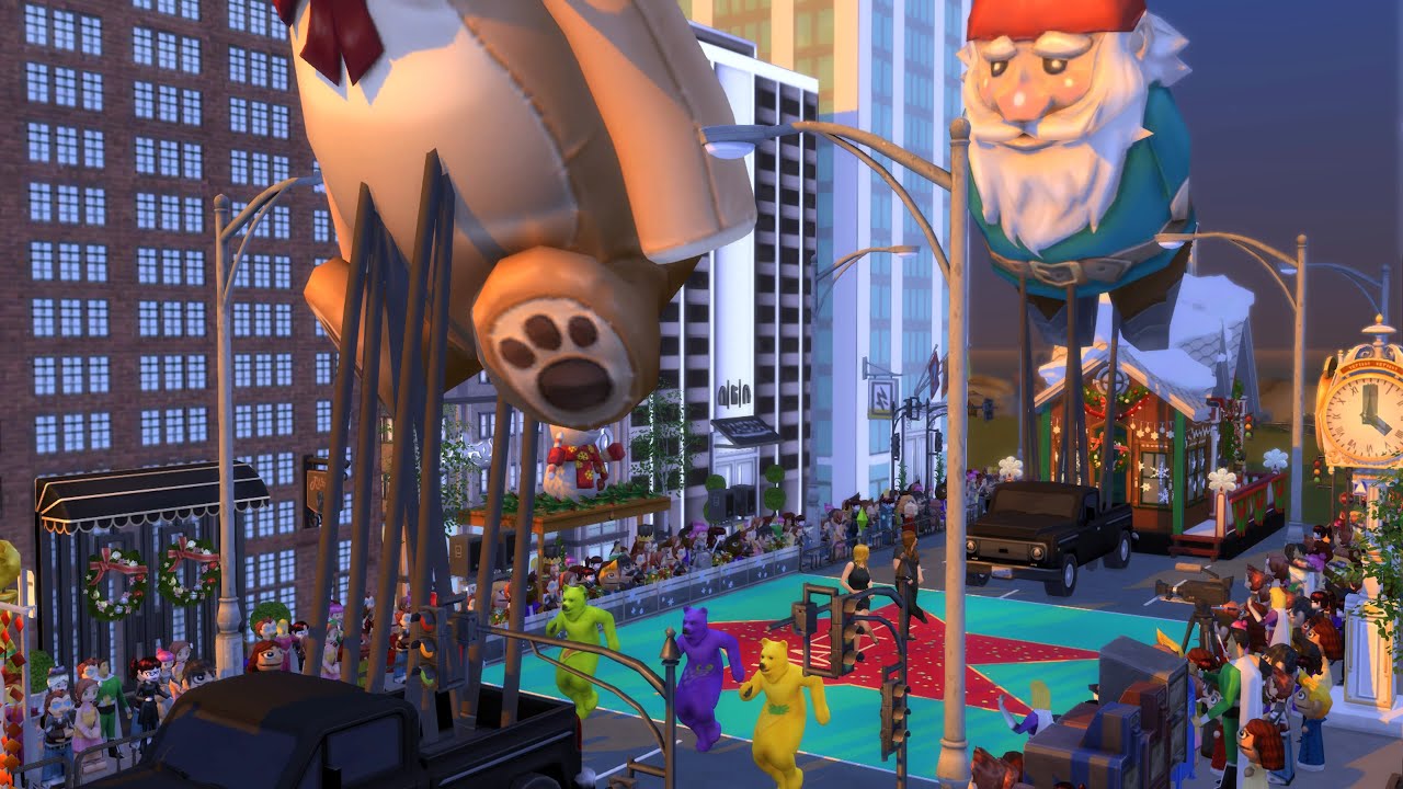 The Sims 4 Gallery Lots ep# 2098 Macy's Parade - YouTube