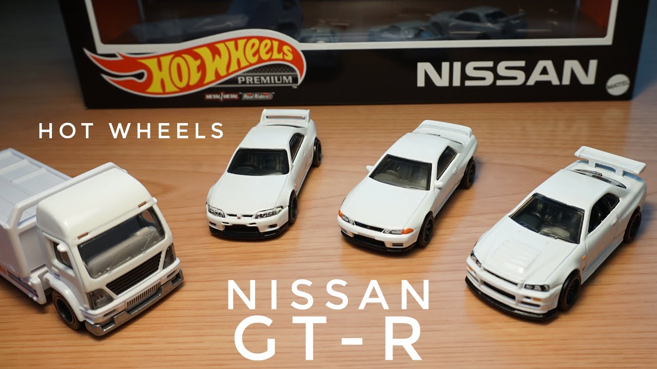 Hot Wheels NISSAN GT-R R32 R33 R34 & car carrier ホットウィール ミニカー コレクション ...