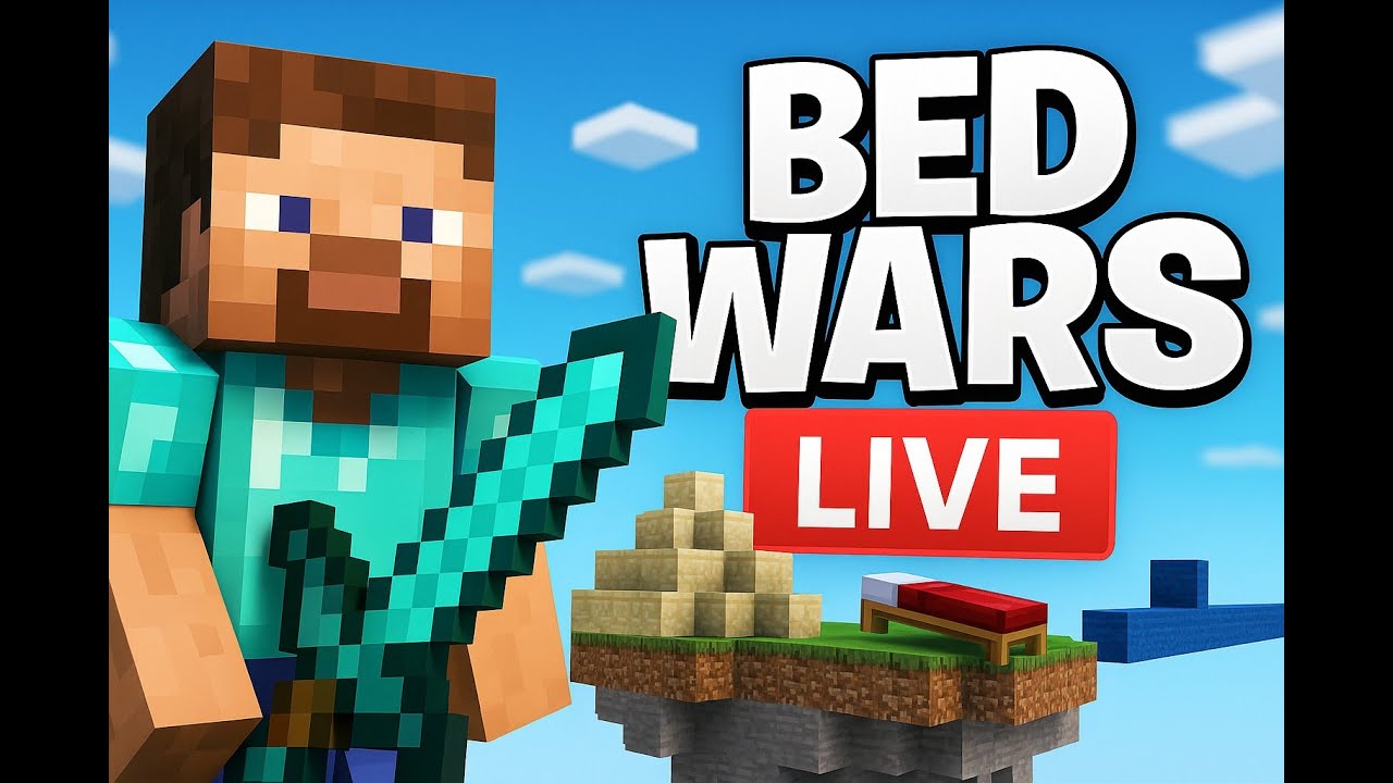 minecraft bedwars live stream op fun with subscribers - YouTube