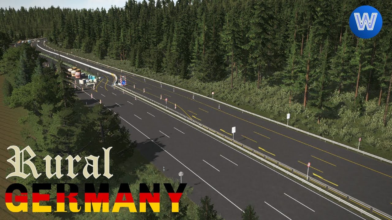 Rebuilding the Highways (Autobahn) - Cities Skylines: Rural Germany ...