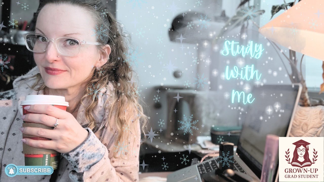 Full day live study with me! | cozy snowy study session 🥰 ️📚 | 60/10 ...