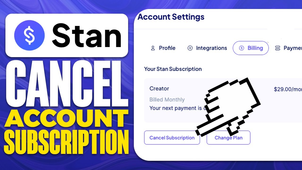How To Cancel Stan Store Account Subscription (2025) - YouTube