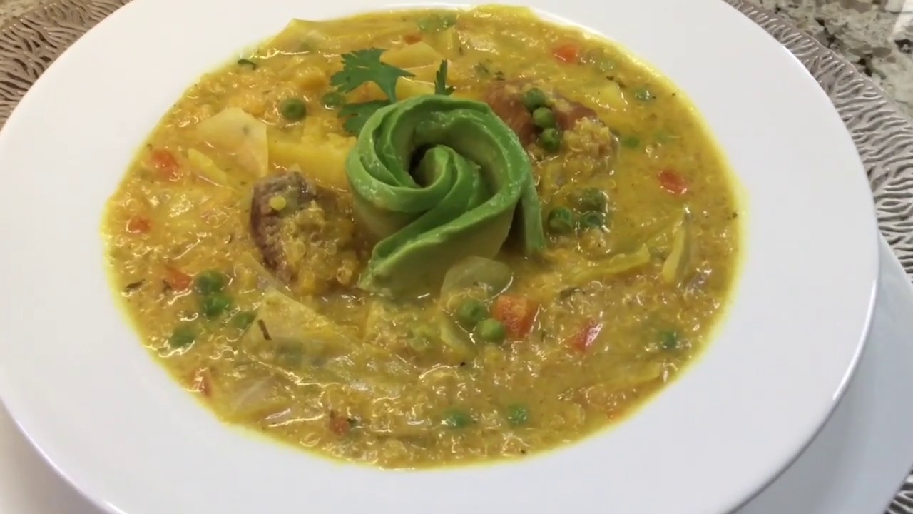 SOPA DE QUINOA (ECUADOR) - YouTube