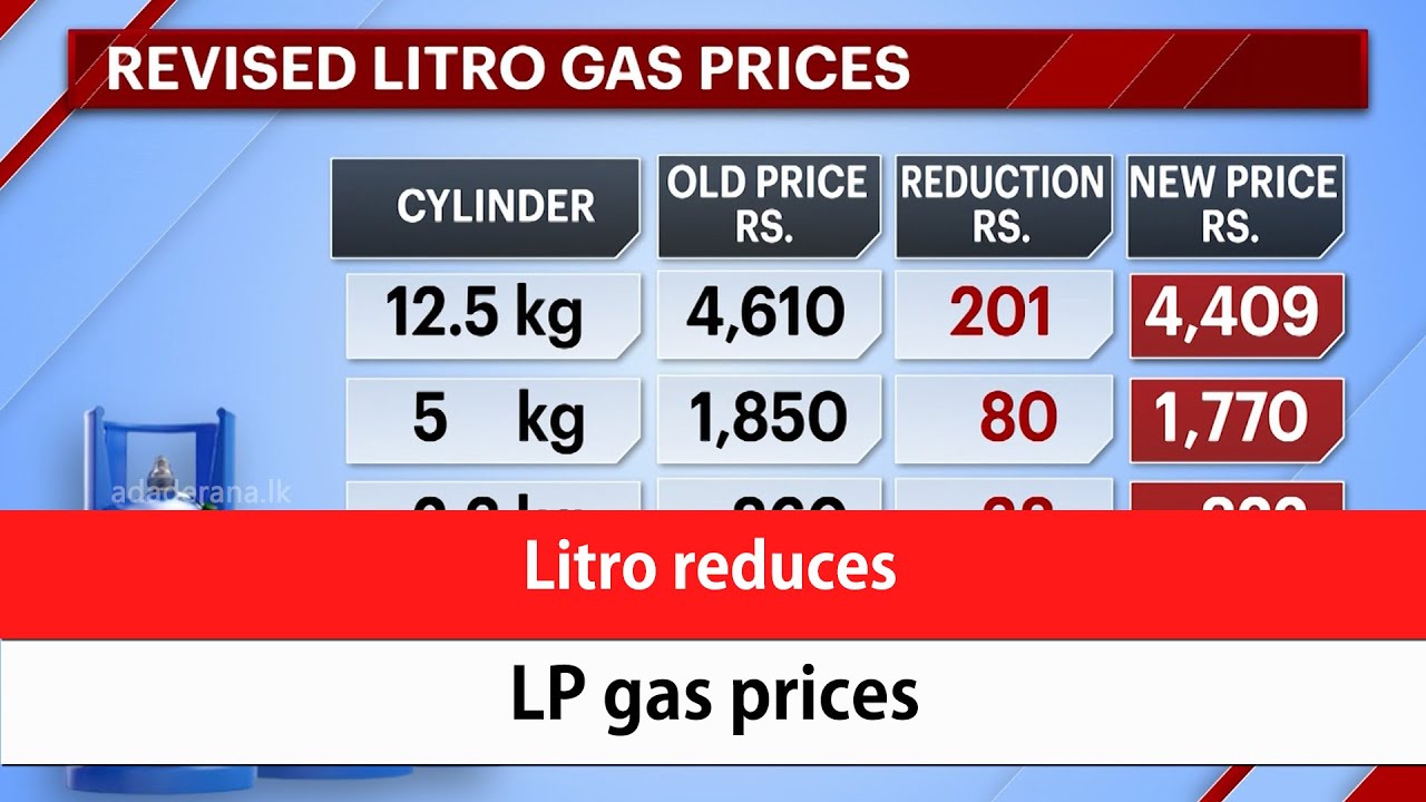 Litro reduces LP gas prices (English) - YouTube