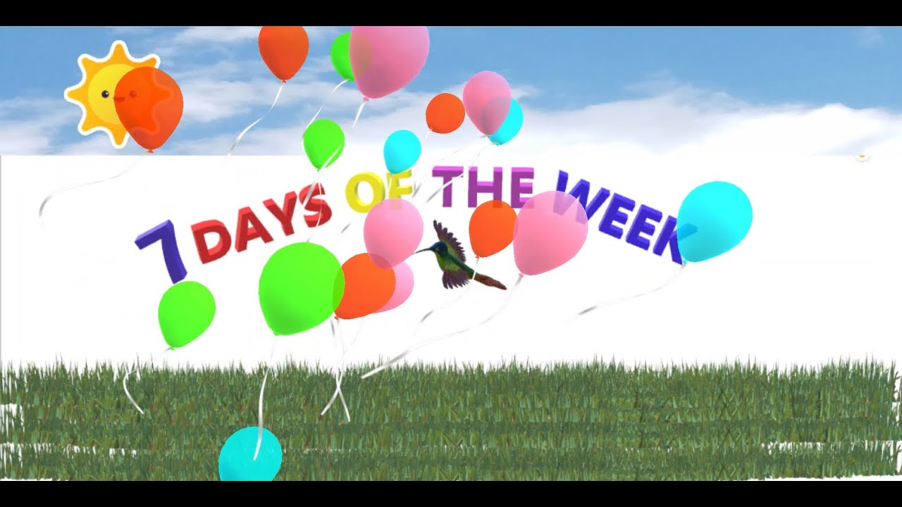 NURSERY RHYMES! Days of the Week Song!7 Days of the Week Song! Nursery ...