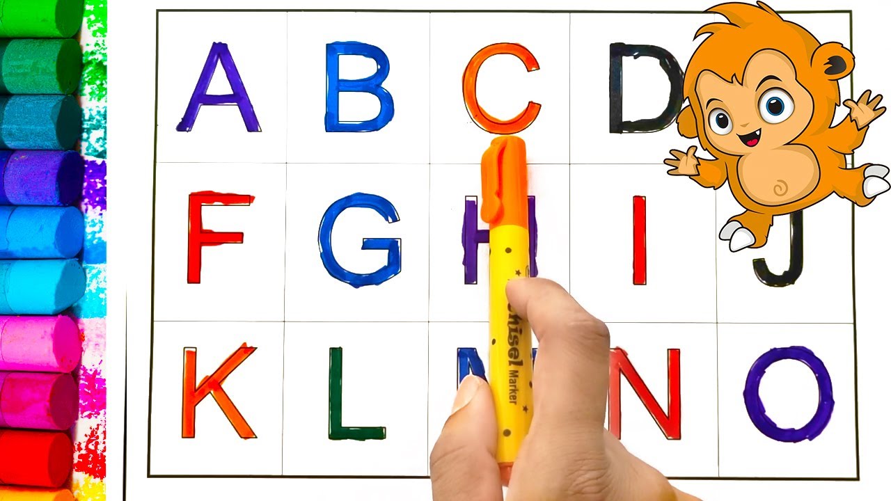 ABCD Learning Activity - Educational video of English Alphabets for ...