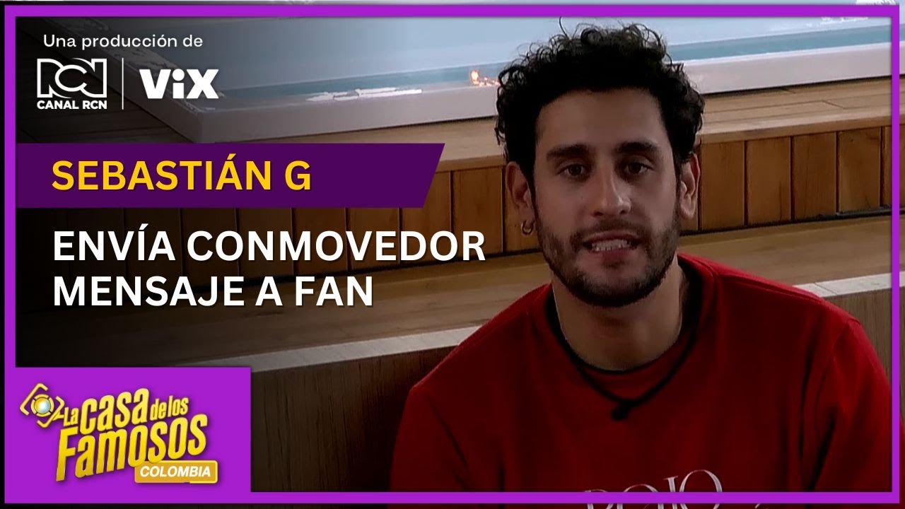 Sebastián González agradece por el apoyo de una fanática en La casa de ...