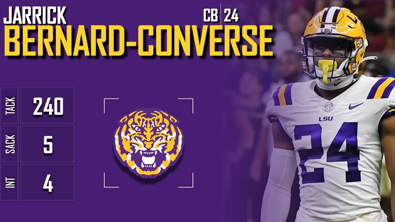 Jarrick Bernard-Converse | 𝟚𝟜 | LSU Tigers CB - YouTube