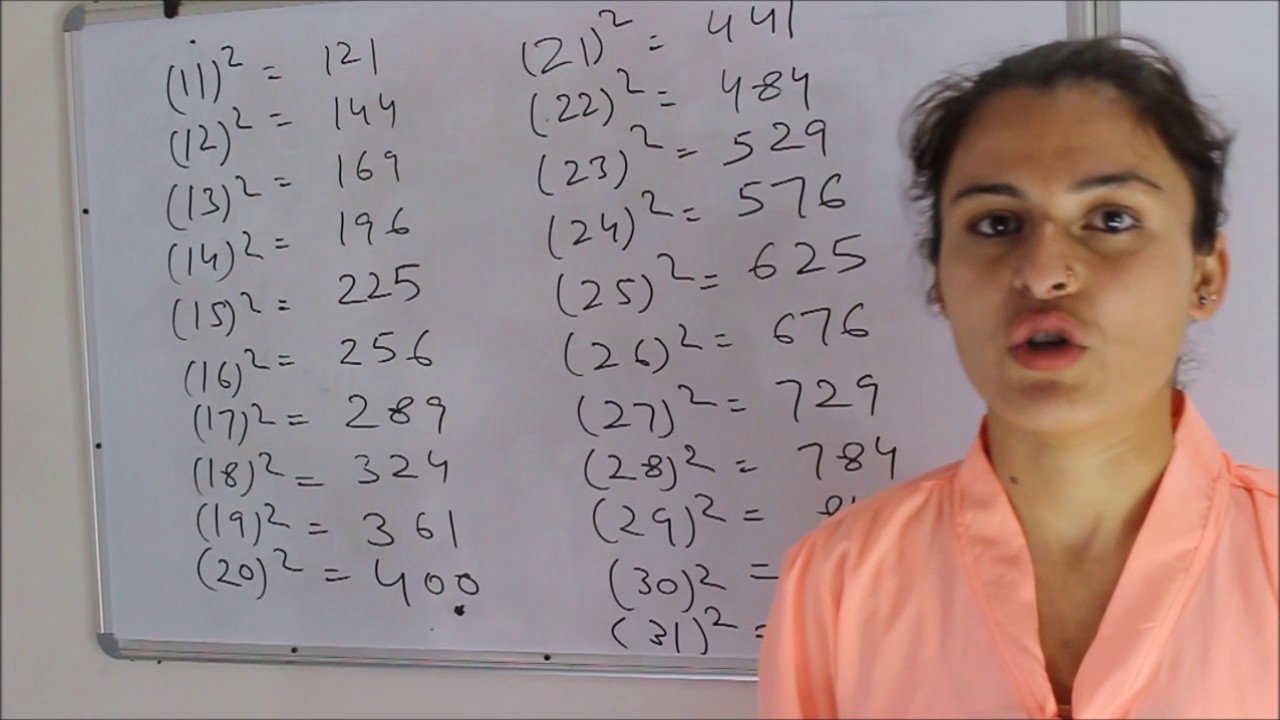 Shortcut To Find Square Of Any Number YouTube Shortcut To Find Square Of Any Number YouTube