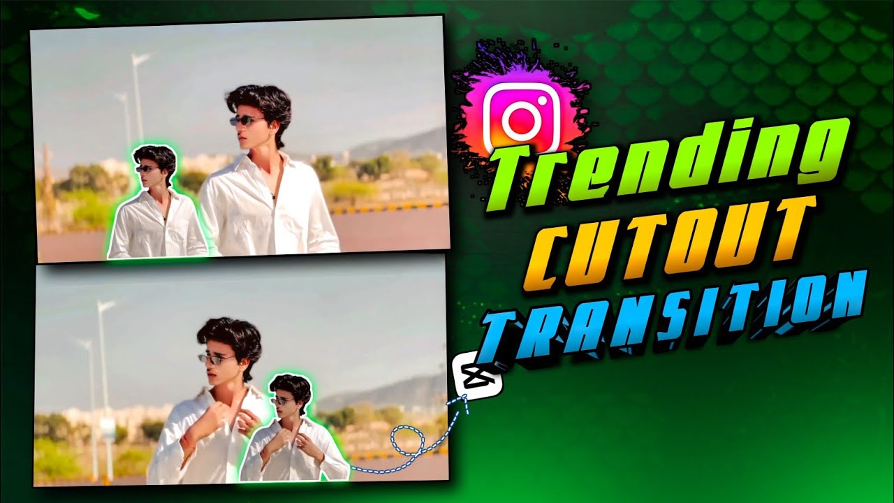 CUTOUT TRANSITION VIDEO EDITING IN MOBILE WITH EASY STEPS - YouTube