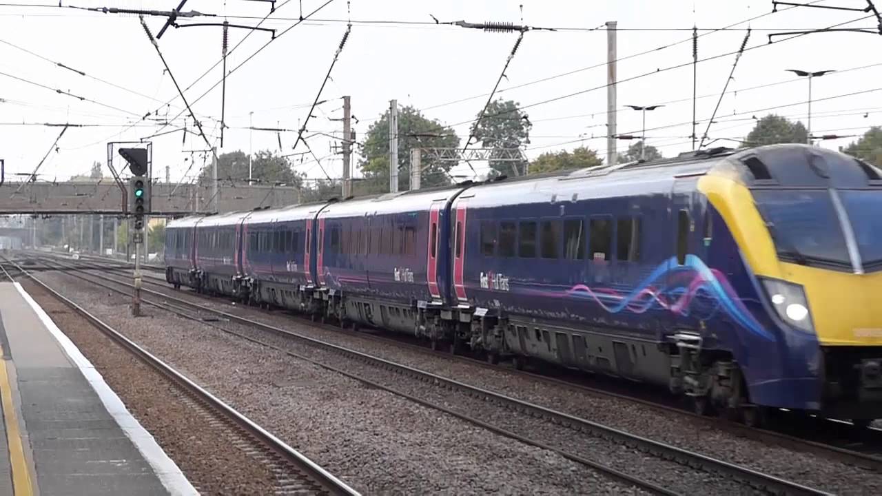 First Hull Trains Class 180 Speeds through Welwyn G C - YouTube