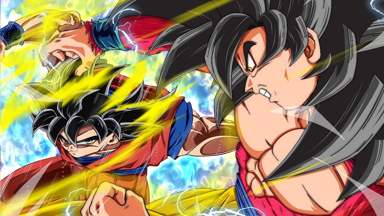 UI Goku VS Limit Breaker SSJ4 Goku | Español Latino - YouTube