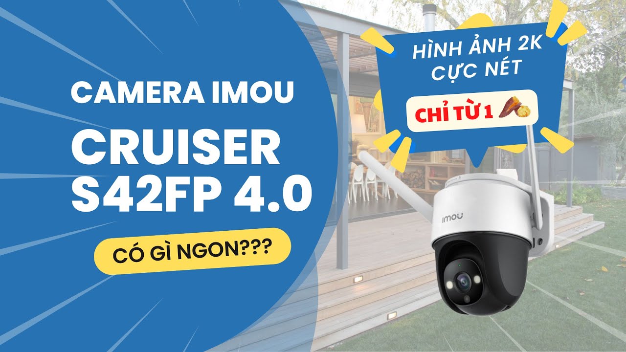 Siêu Camera Ngoài Trời IMOU S42FP 4MP Full Color, 4 Chế Độ Nhìn Đêm ...