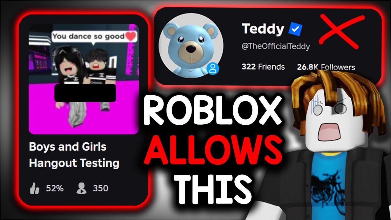 Roblox won't delete the new Teddy games... - YouTube
