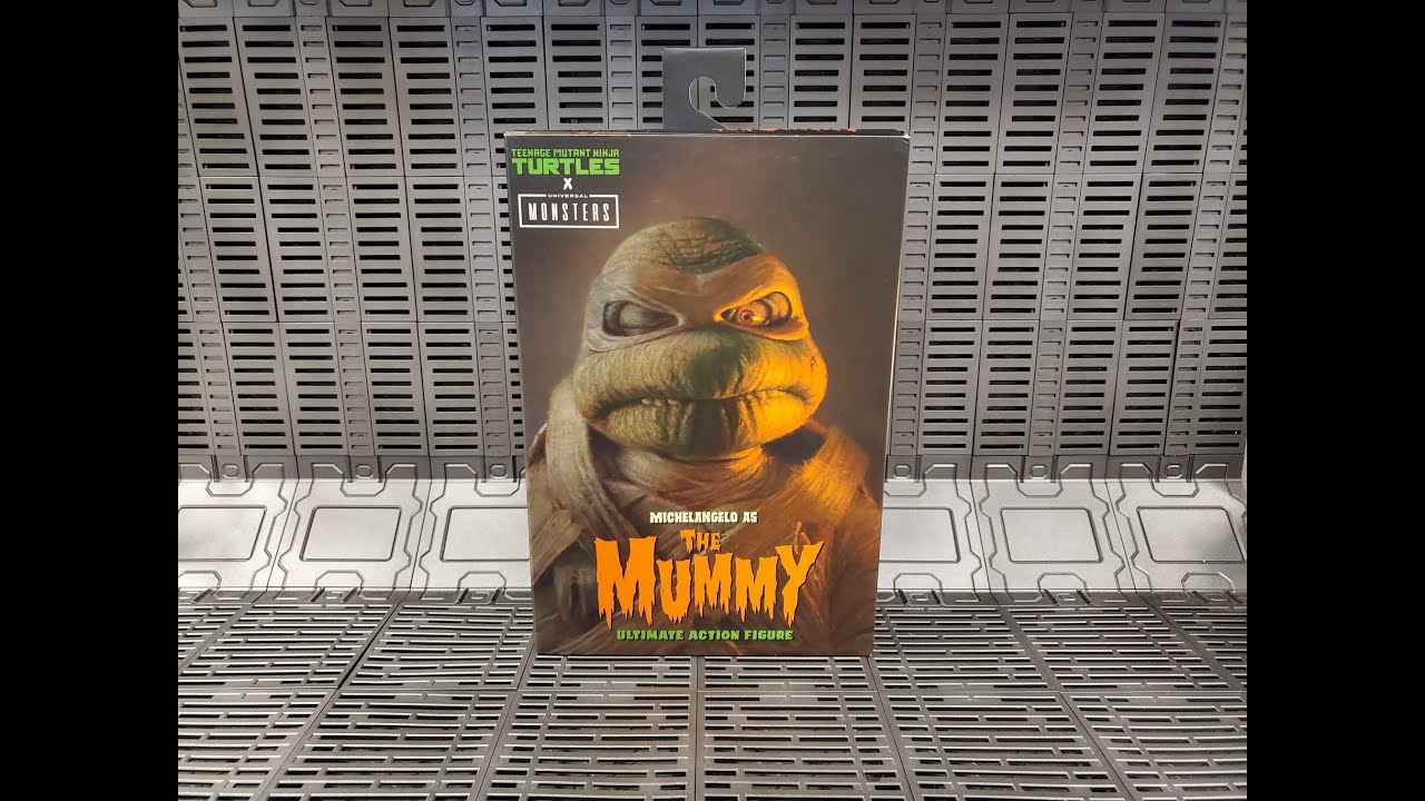 Neca TMNT/Universal Monsters Crossover Mummy Mikey Review - YouTube