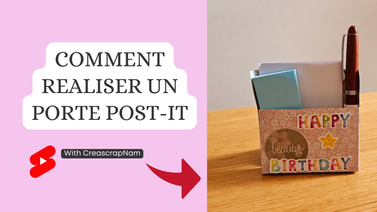 Comment réaliser Un Porte-post-it En Quelques Étapes Faciles !# ...