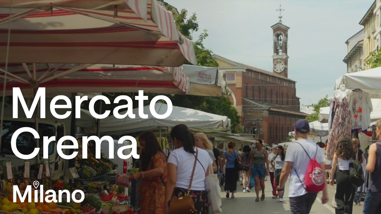 Mercato di via Crema - Milano - YouTube