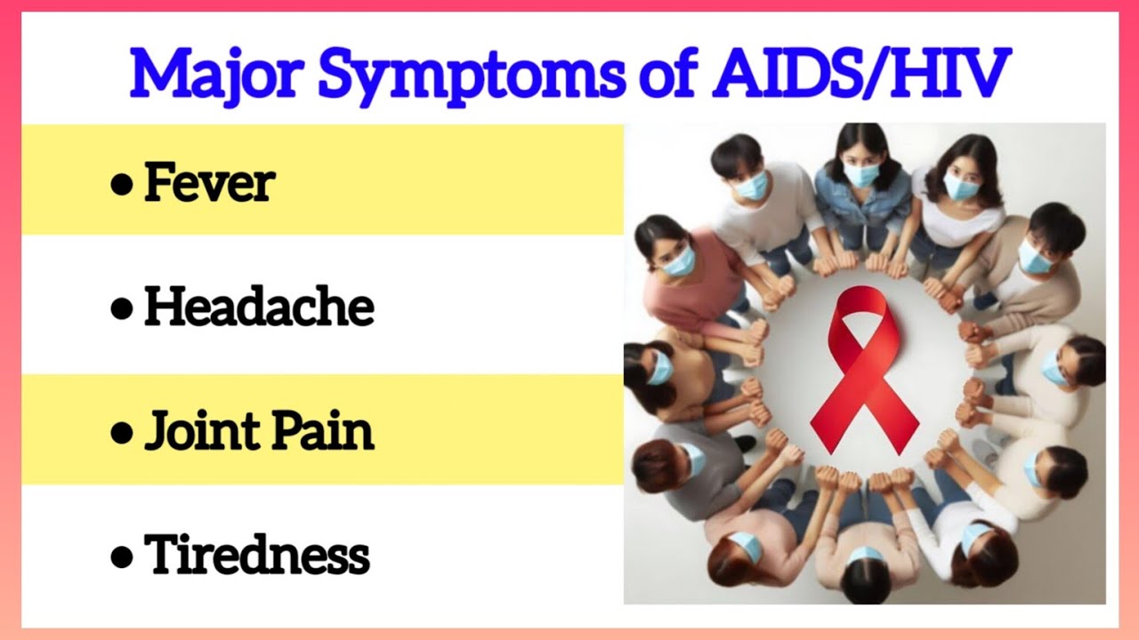 HIV/AIDS - signs and symptoms | what are the 5 symptoms of AIDS? | AIDS ...