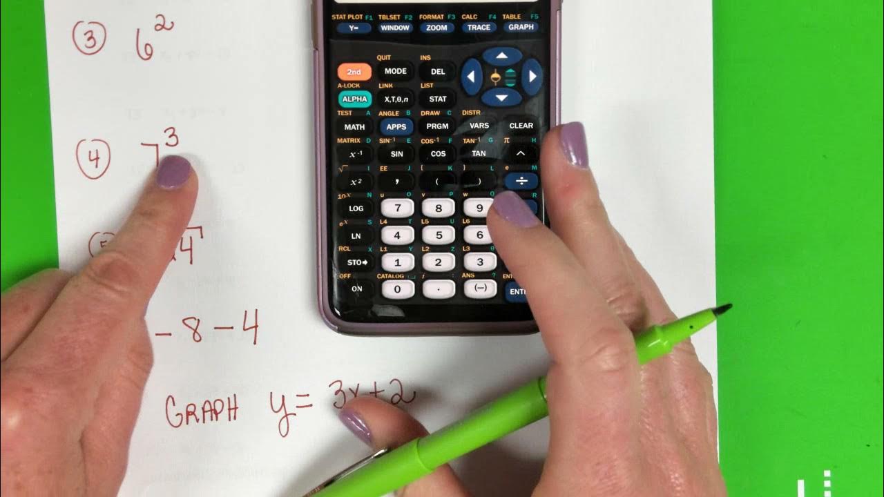 TI 83 Calculator tips - YouTube